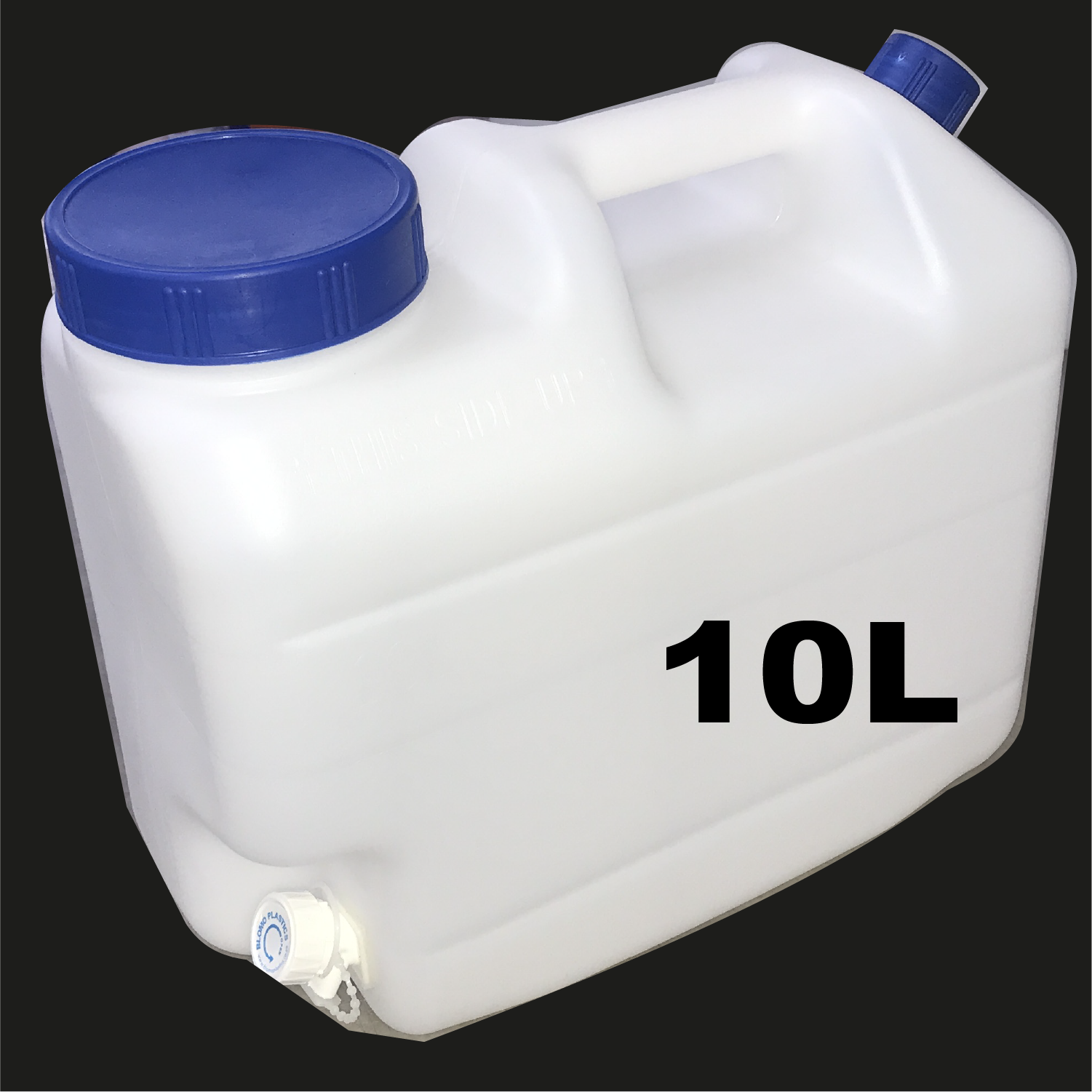 10L Drum – 2 Lids & Tap - Plastic World