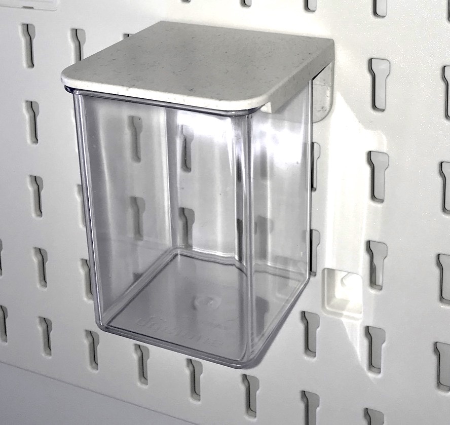 Slide Container White - Plastic World