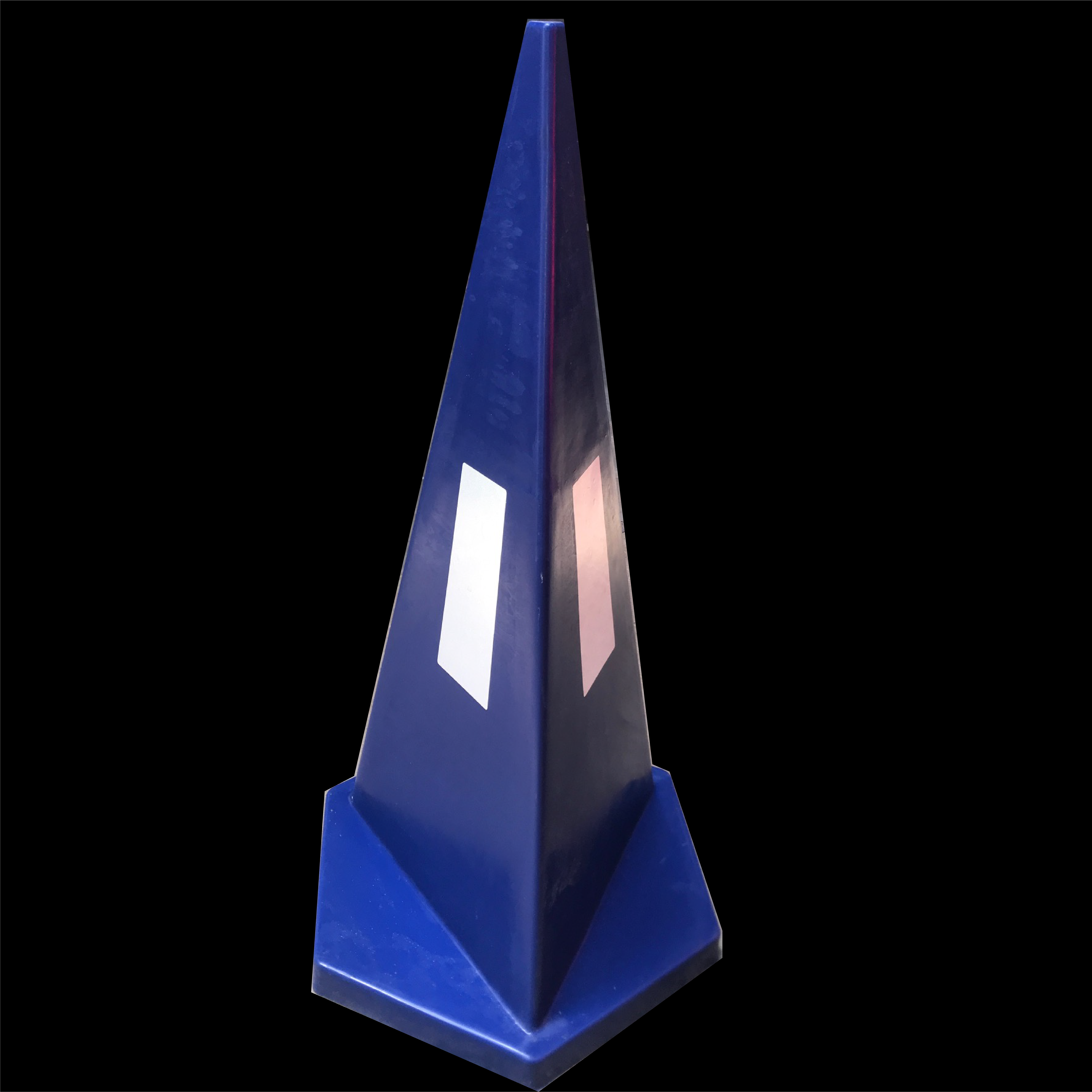 Triangular 1m Cone – Blue - Plastic World