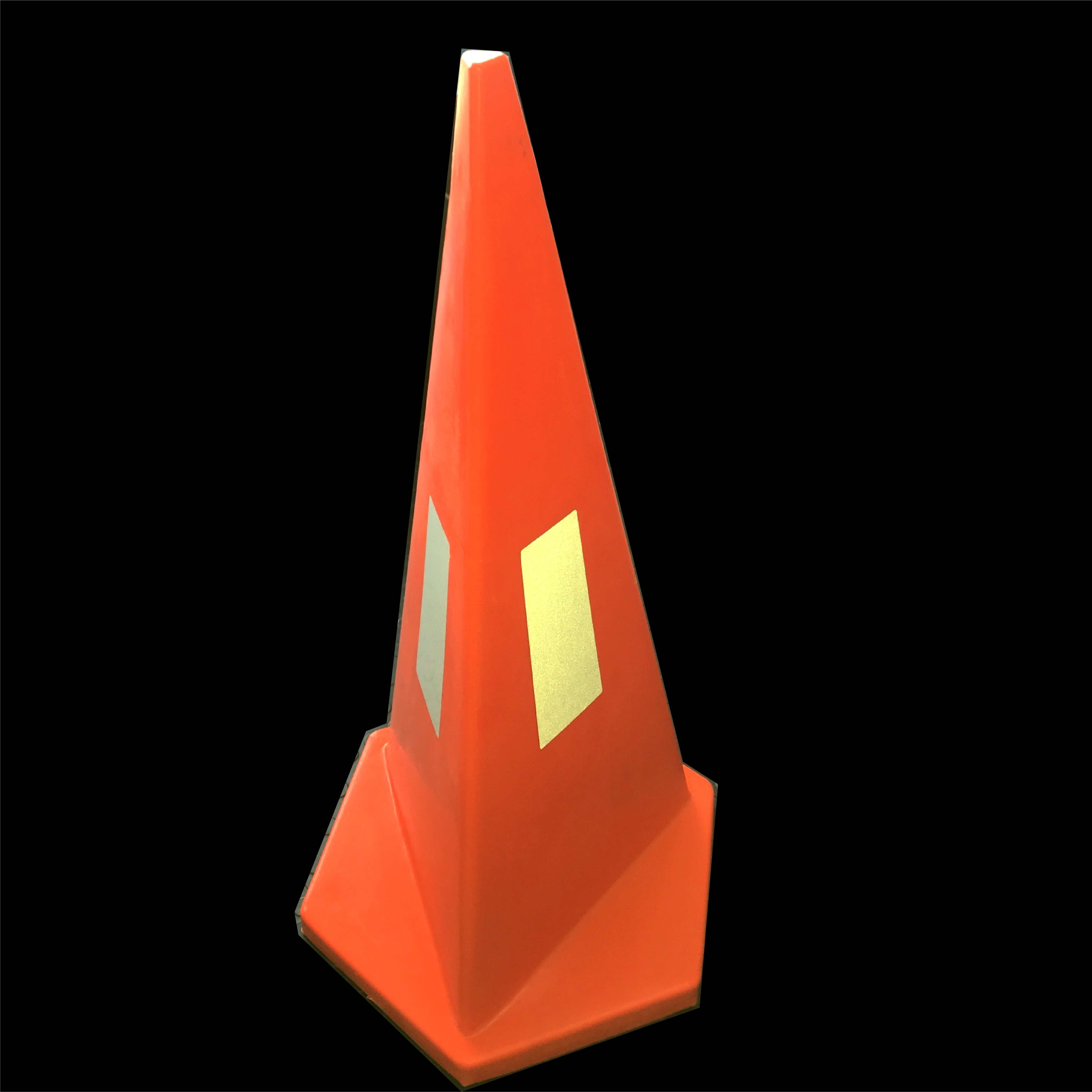 Triangular 1m Cone – Orange - Plastic World